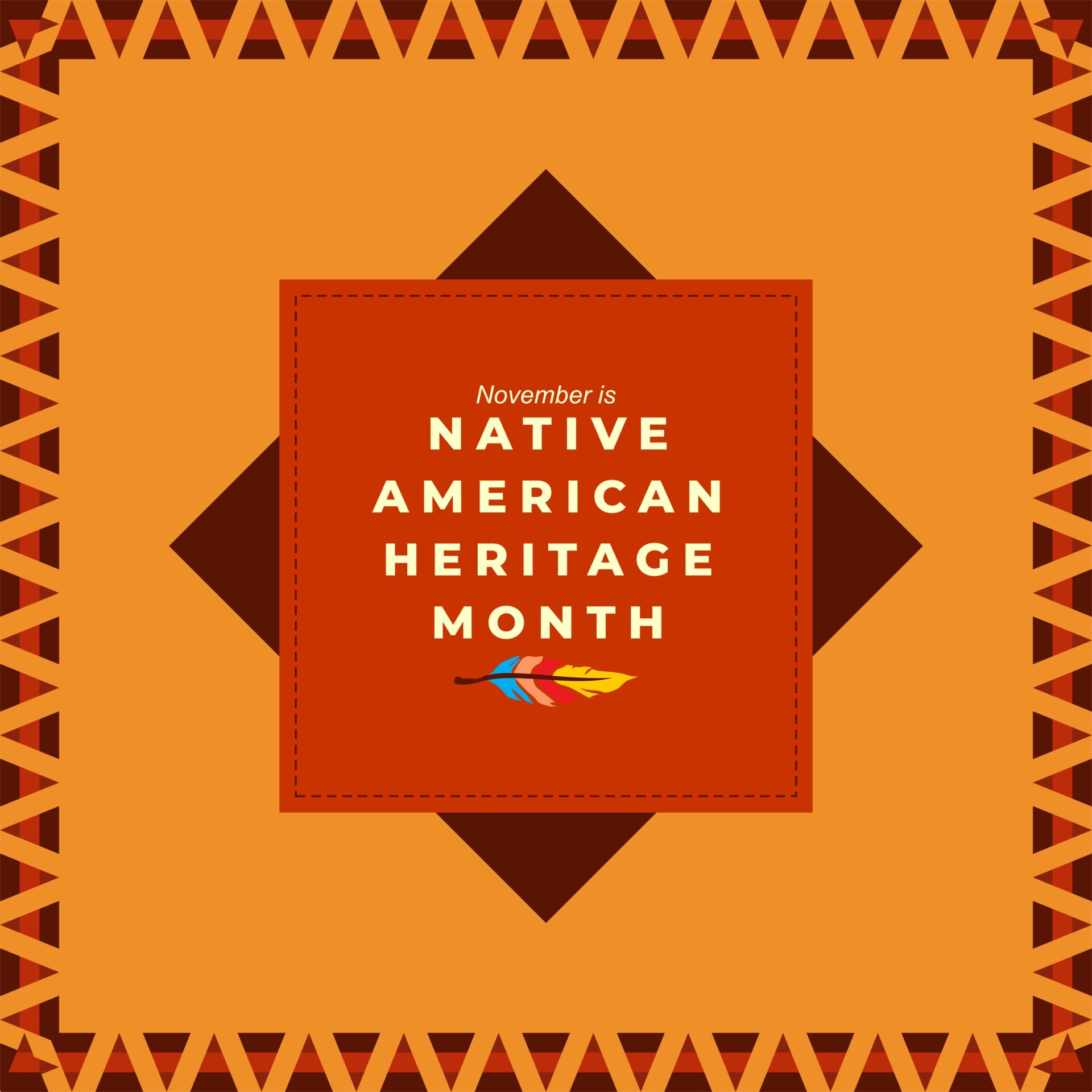 Native American Heritage Month Day. Suitable for American Indian ...