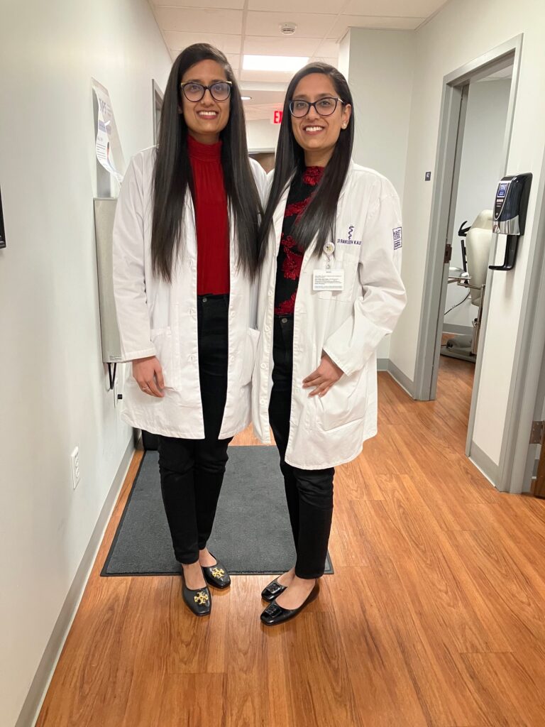 From left, Lavleen and Ravleen Kaur, M.D.s in The Wright Center for Community Health Scranton ...
