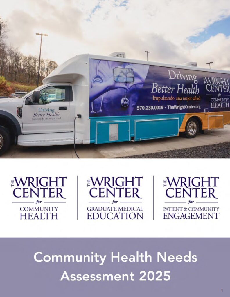 TWC Community Health Needs Assesment 2025 Cover - The Wright Center